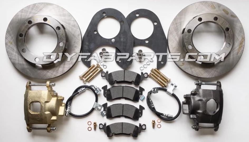 Bolt on 14-Bolt Brake Bracket Assembly With Brake Package – DIY FAB